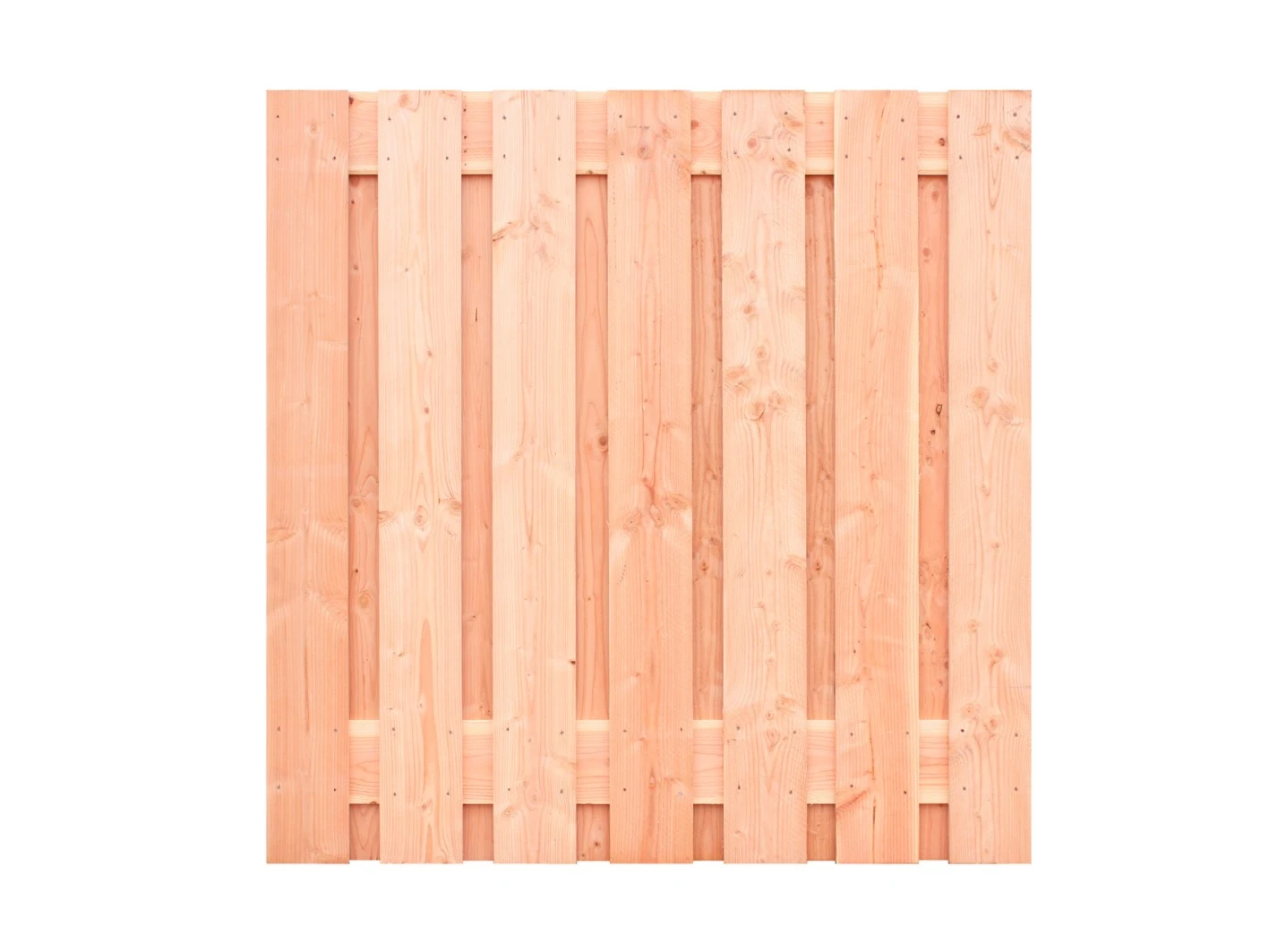 Schutting douglas fijnbezaagd met brede plank, 15-planks, 180 x 180 cm ...